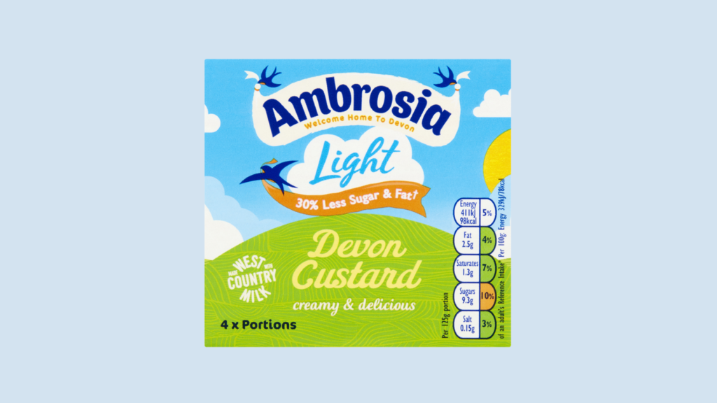 Ambrosia Devon Custard Can 400g - Ambrosia